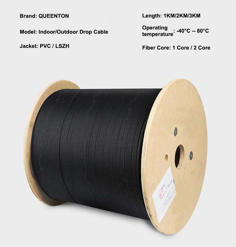 Bow-type Drop Fiber Optic Cables - Reliable Telecommunication