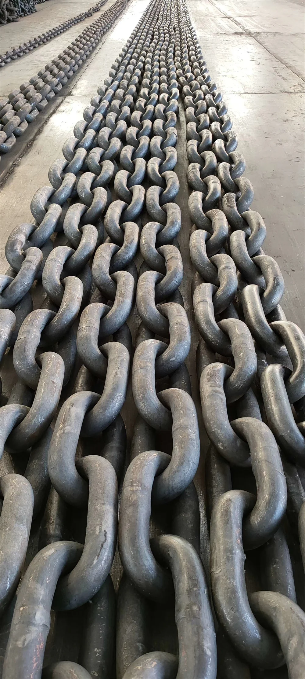 DIN 22252 Flat Type Mining Round Steel Link Chain - SCIC