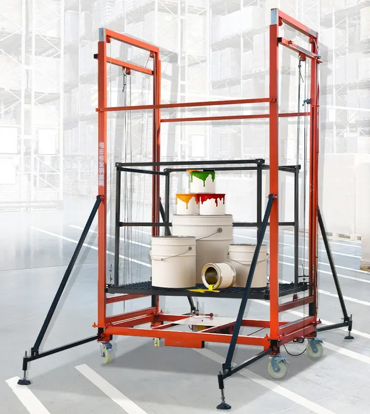 Electric Lifting Scaffold Drive Mobile Scissor Lift Tables Work ...