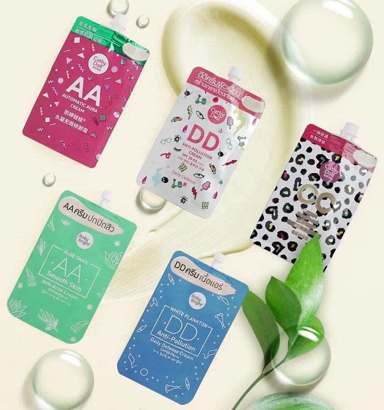 Customized Cosmetic Packaging Bags Sample Sachets For Liquid Soap ...