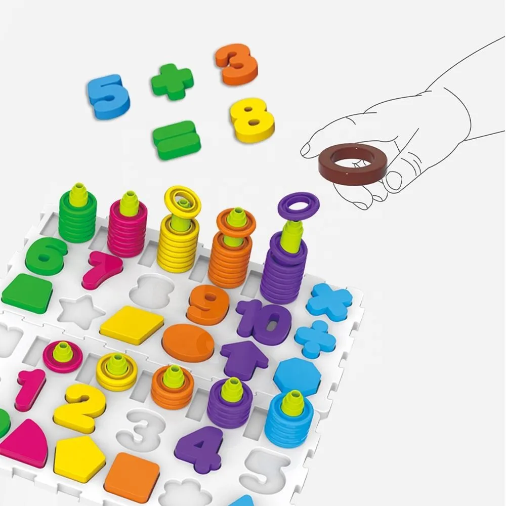 Wholesale Montessori Number Letters Graphic Shape Cognition Game Toy 2 ...