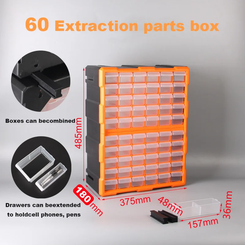 General Us Creative Plastic Tool Storage Box - Organize Tools Efficiently