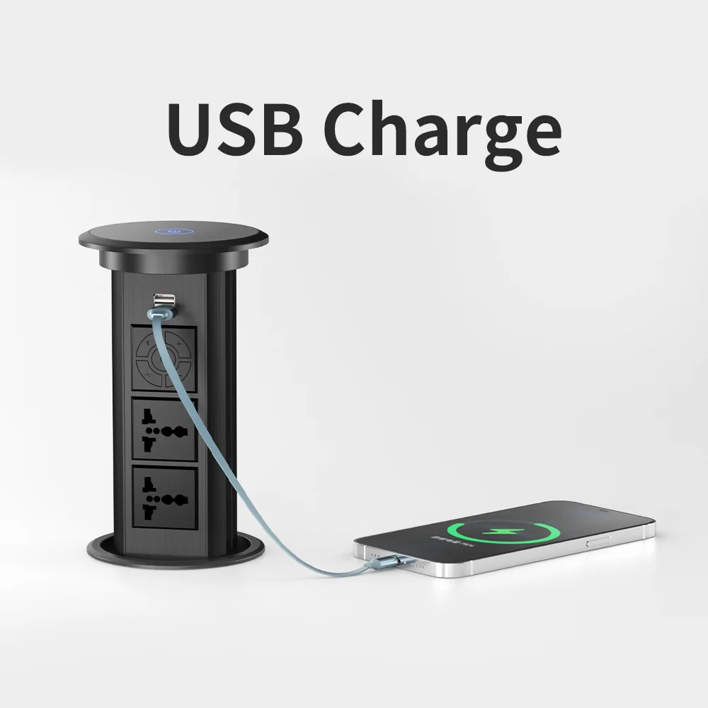 Motorized Smart Pop up Socket - Universal Power Solution