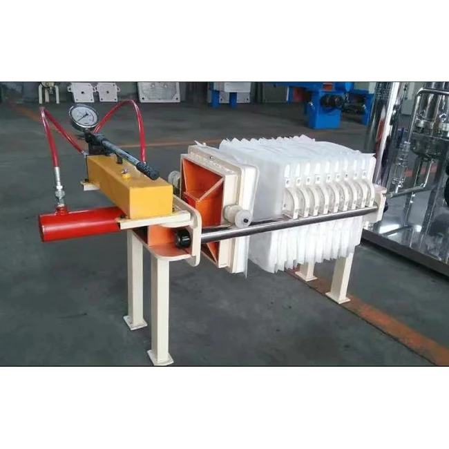 Manual Deposit Small Filter Press Testing Machine Easy To Operate ...