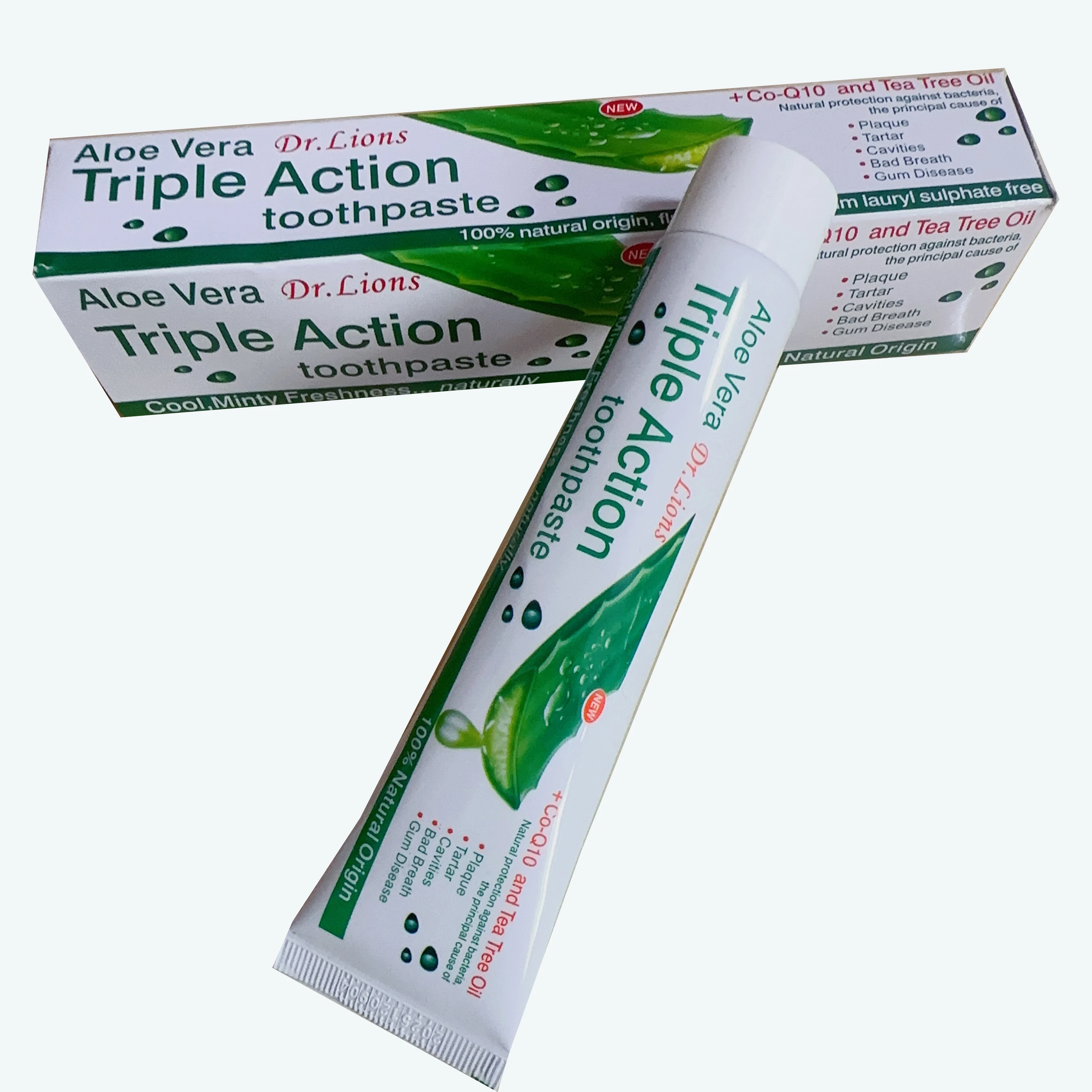 Oem Sales Aloe Vera Toothpaste,Crystal Paste,Triple Action,Fresh Mouth ...