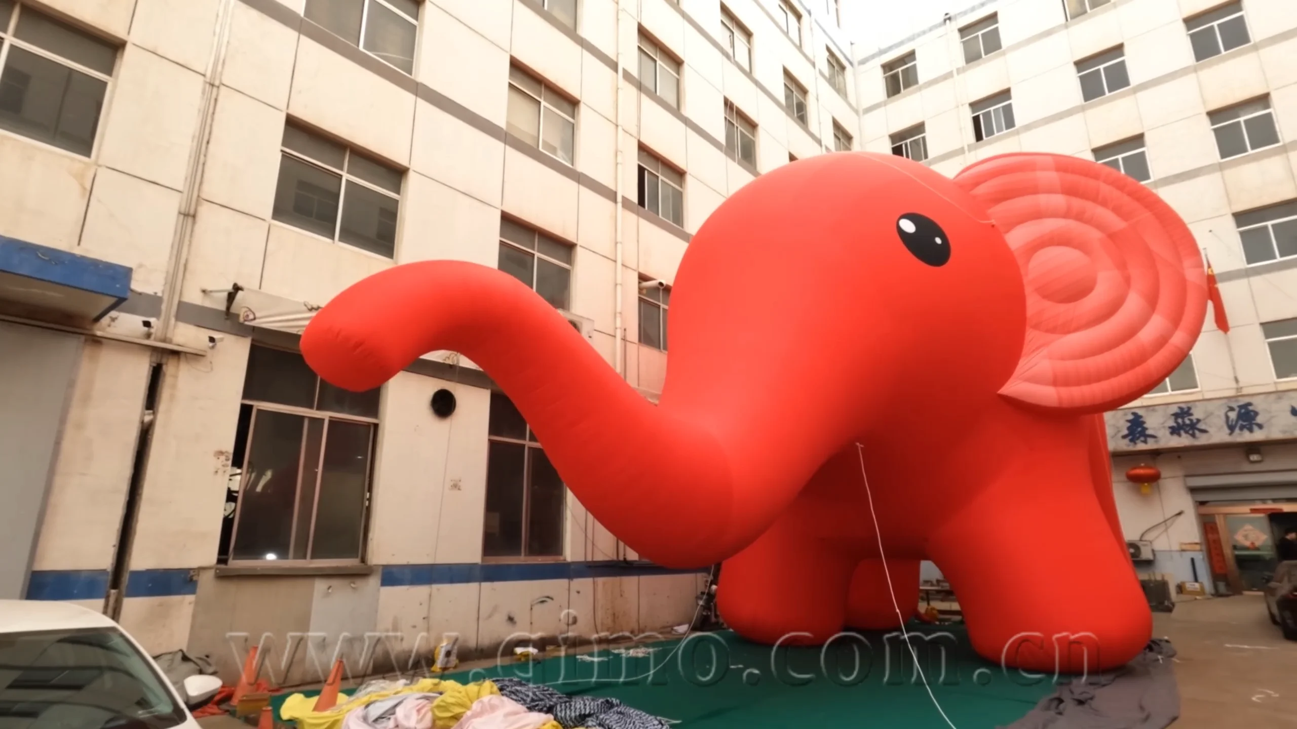 Custom Made Blue Elephant Inflatable Balloon For Stage Showing Props ...