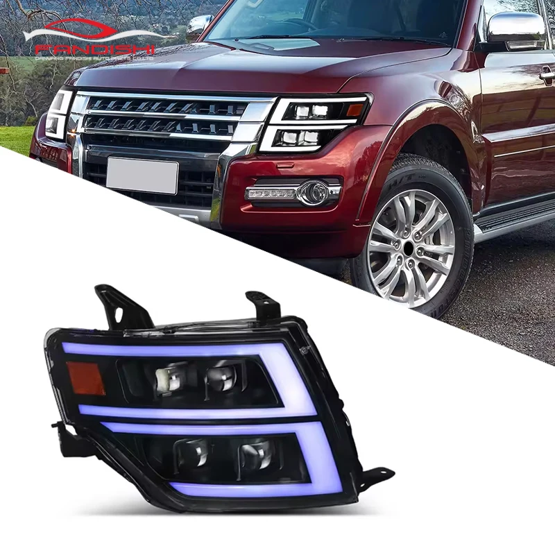 Upgrade Full Led Dynamic Headlight Headlamp Assembly For Mitsubishi Pajero 2007-2021 V93 V97 ...