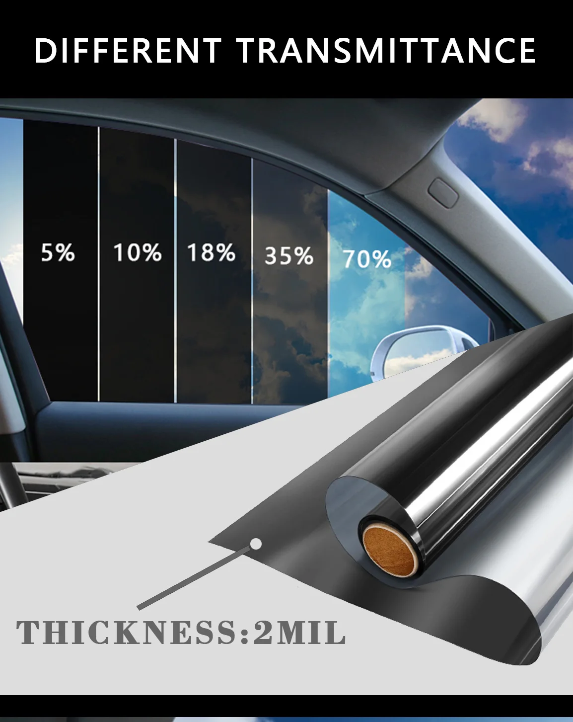 Smartcool Titanium Nano Ceramic Solar Window Tint 99%IRR+99%UVR