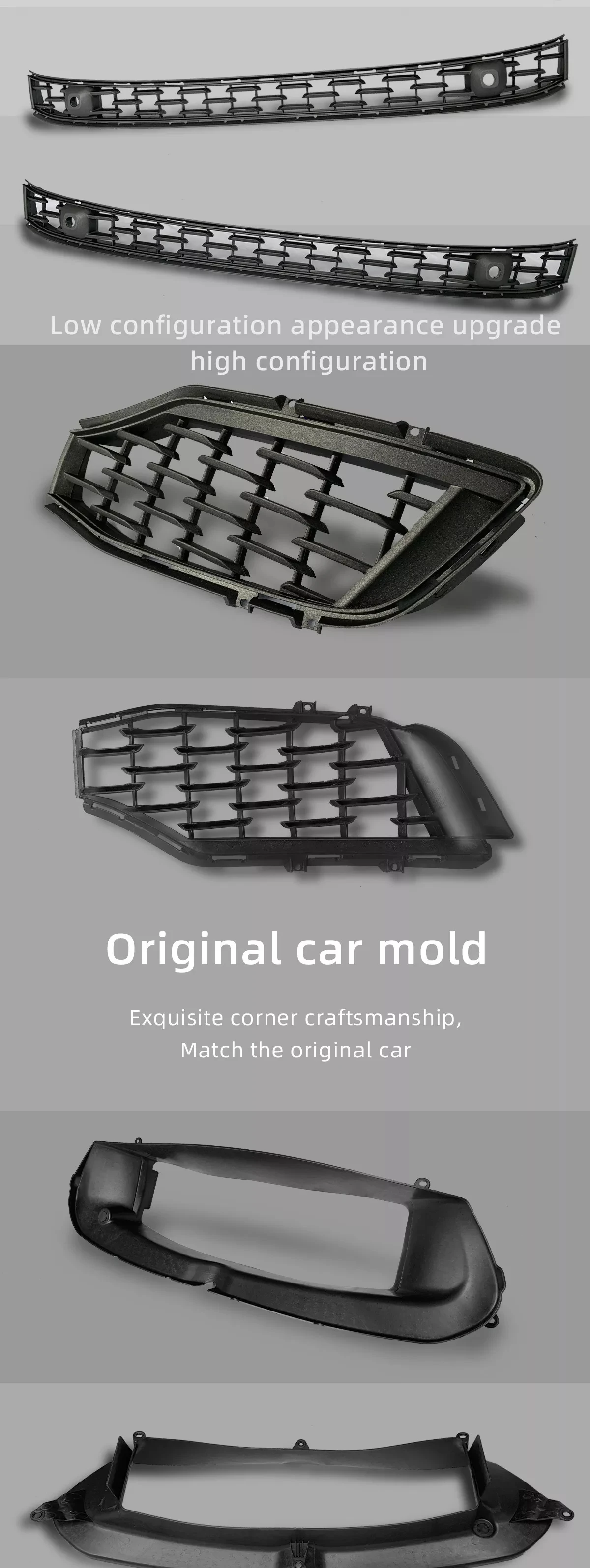 Maserati Ghibli Front Bumper Kit - High-Quality Upgrade