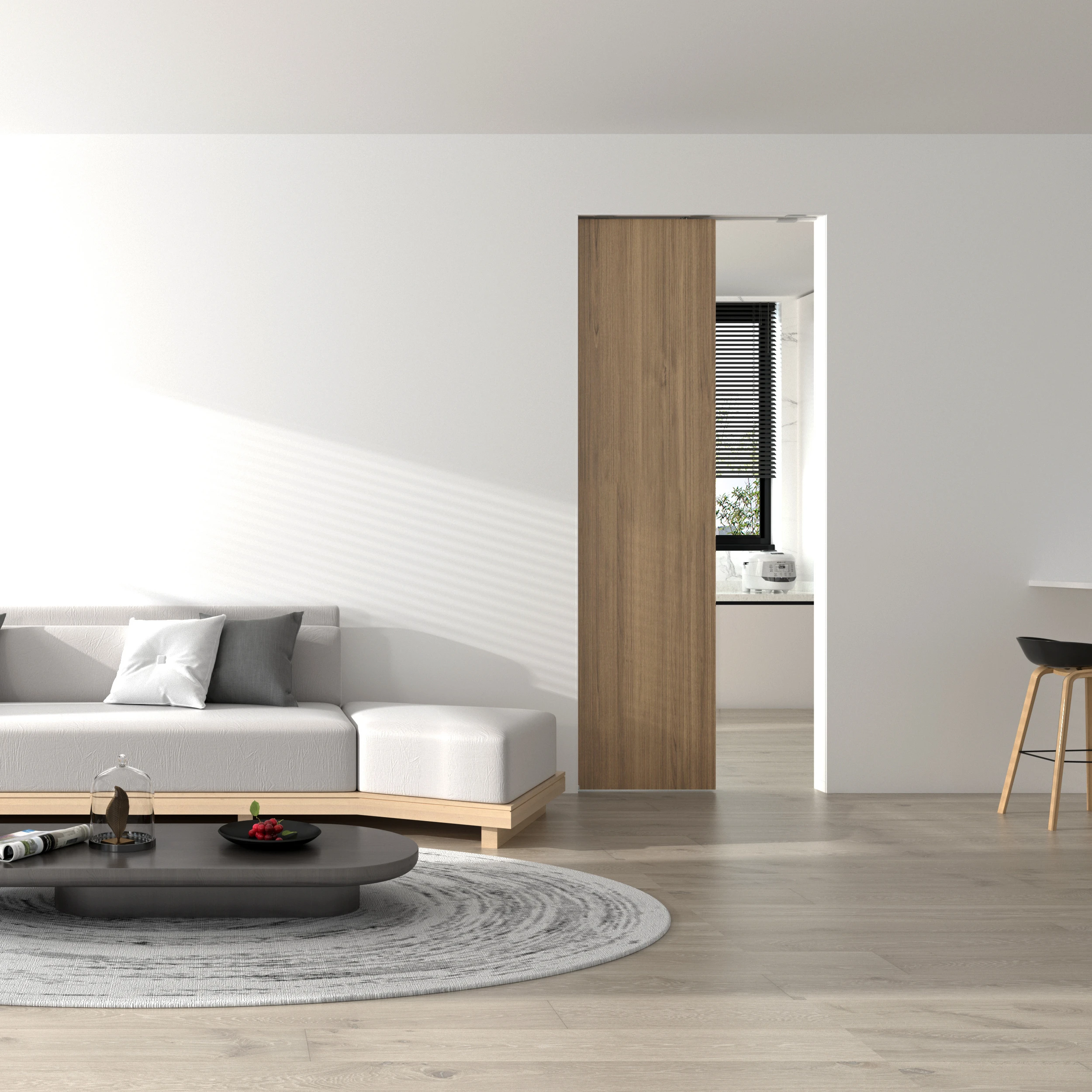 Hot LPP Modern Interior Hidden Track Hardware Sliding Pocket Door ...