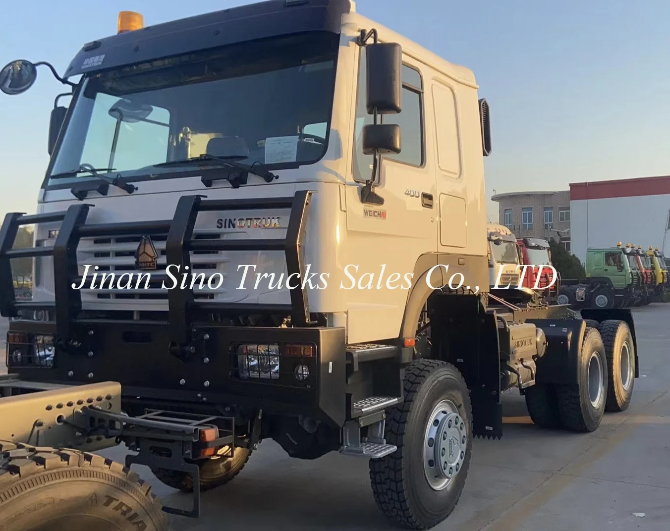Prime Mover Truck Sino Sinotruk Howo 380 400HP 6x6 Trailer Head Tractor ...