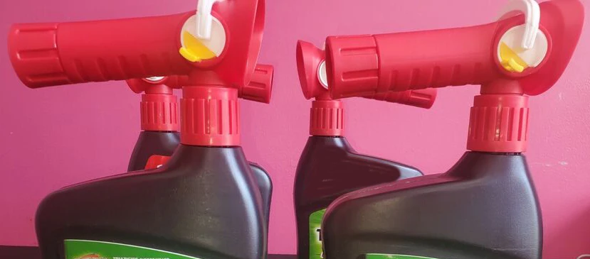 FLAT SPRAY Insect Killer Lawn Landscape Garden Hose End Sprayer Self ...