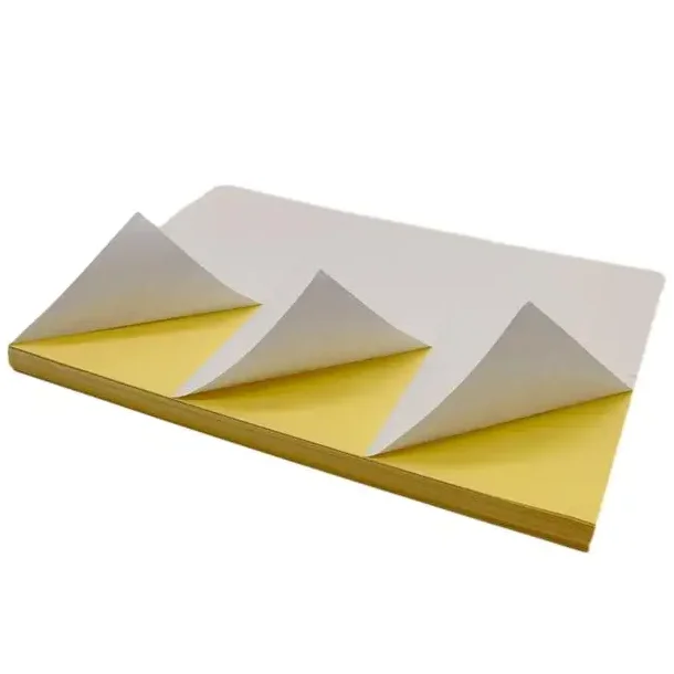 White Perforated Sticker 6 Pieces A4 Matte Die Cut Right Angle Sticker ...