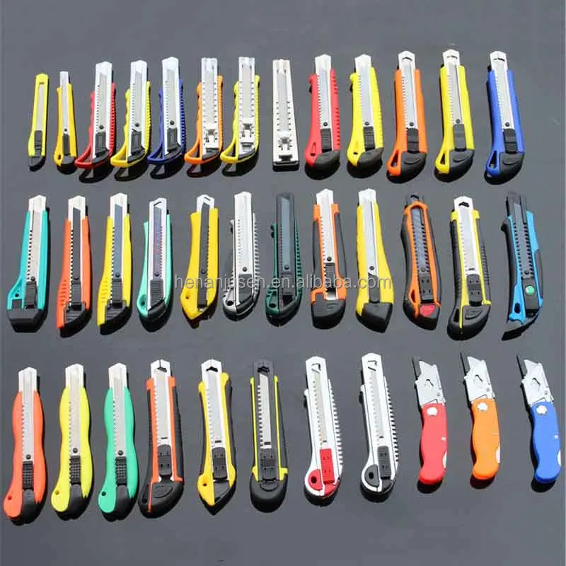 High Quality 18mm Sliding Blade Utility Cutter Knife Set Customizable ...