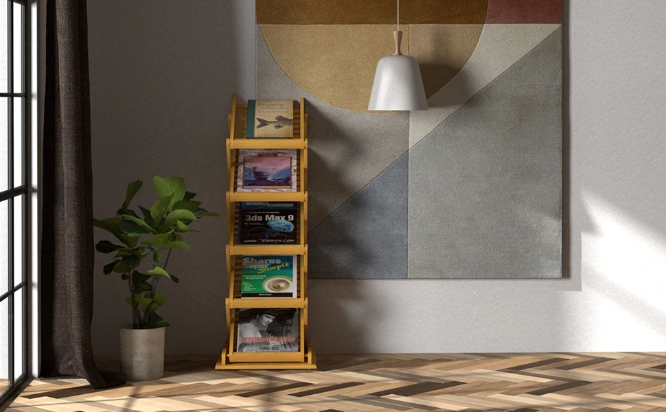 Alibaba.com: Wholesale floor stand, bamboo brochure display, portable ...
