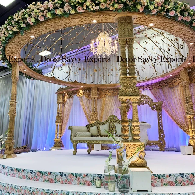 New Mahal Designed Round Mandap/ For All Kind Of Wedding Decoration ...