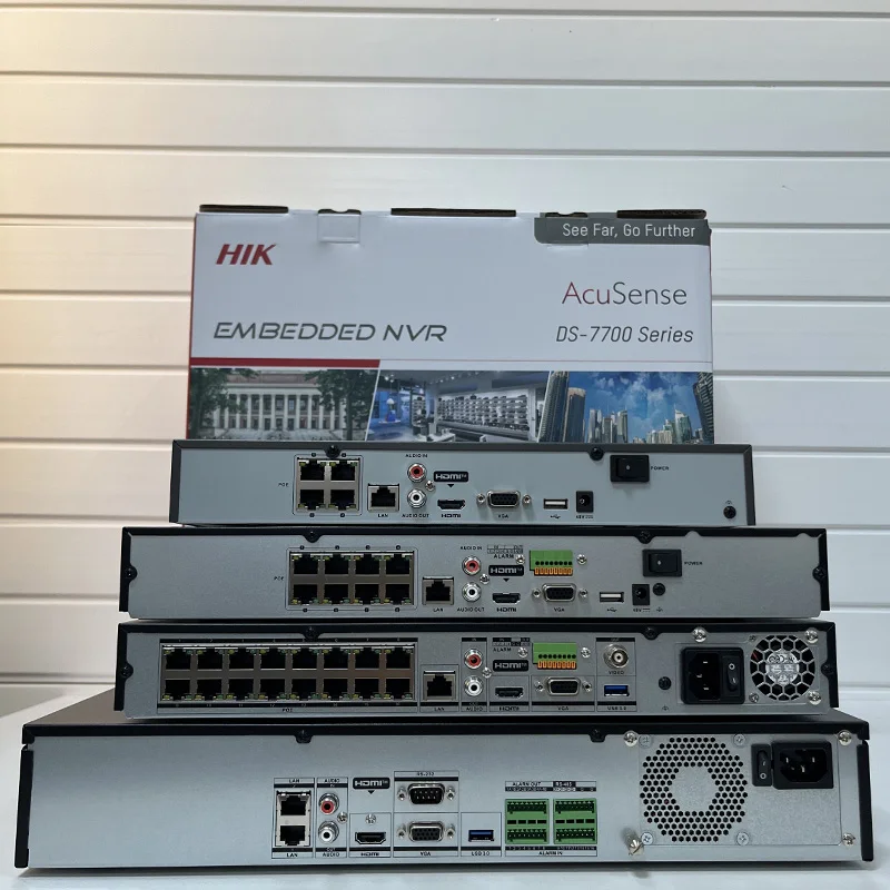 Original HIKVISON NVR POE 4ch 8ch 16ch 32 64 128 256 Channel