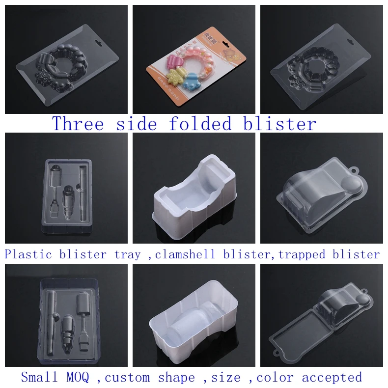 Custom Shape Three Side Folded Blister Packing Micro Sd Memory Card ...
