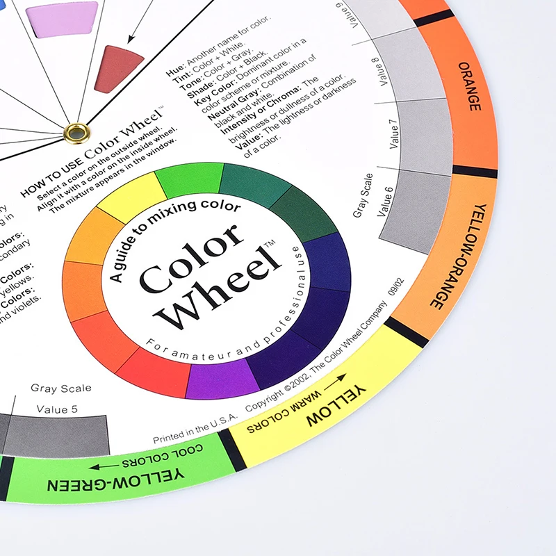 Alibaba.com: Manicure Color Wheel Tattoo Pigment Mix Guide Chart, 1 pc ...