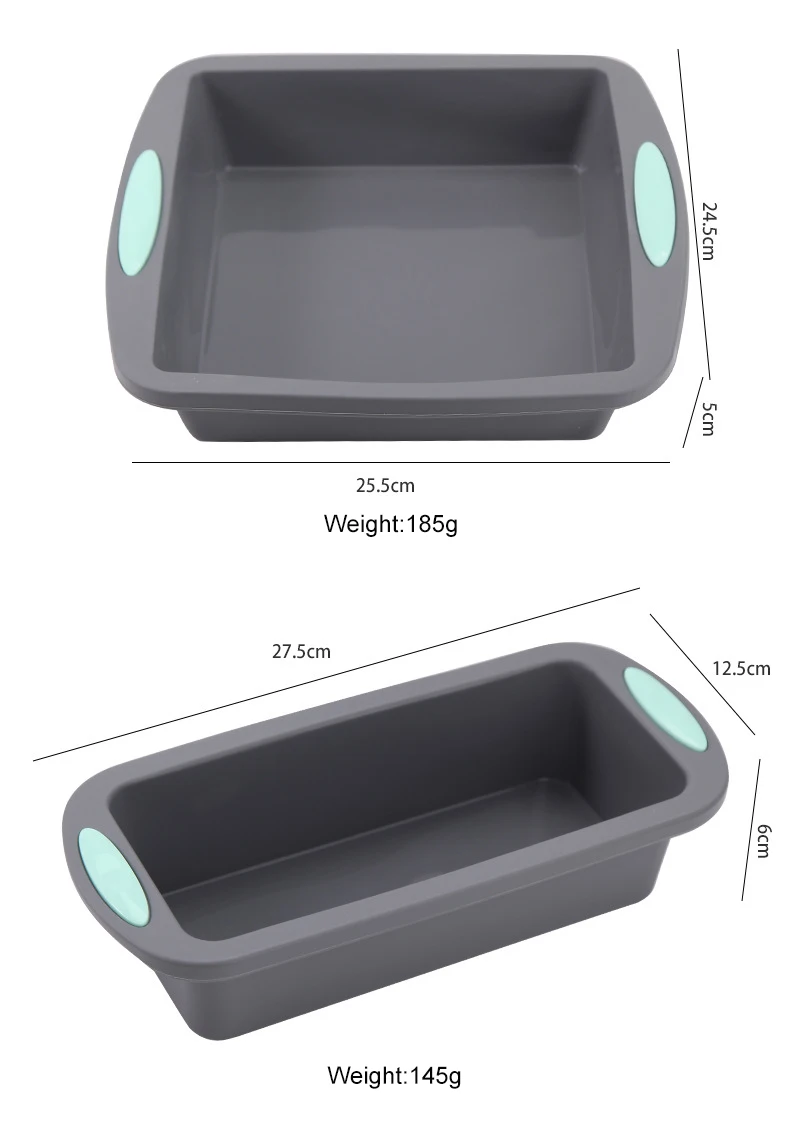 Customized Logo Nonstick Oven Silicone Cake Pans Loaf
