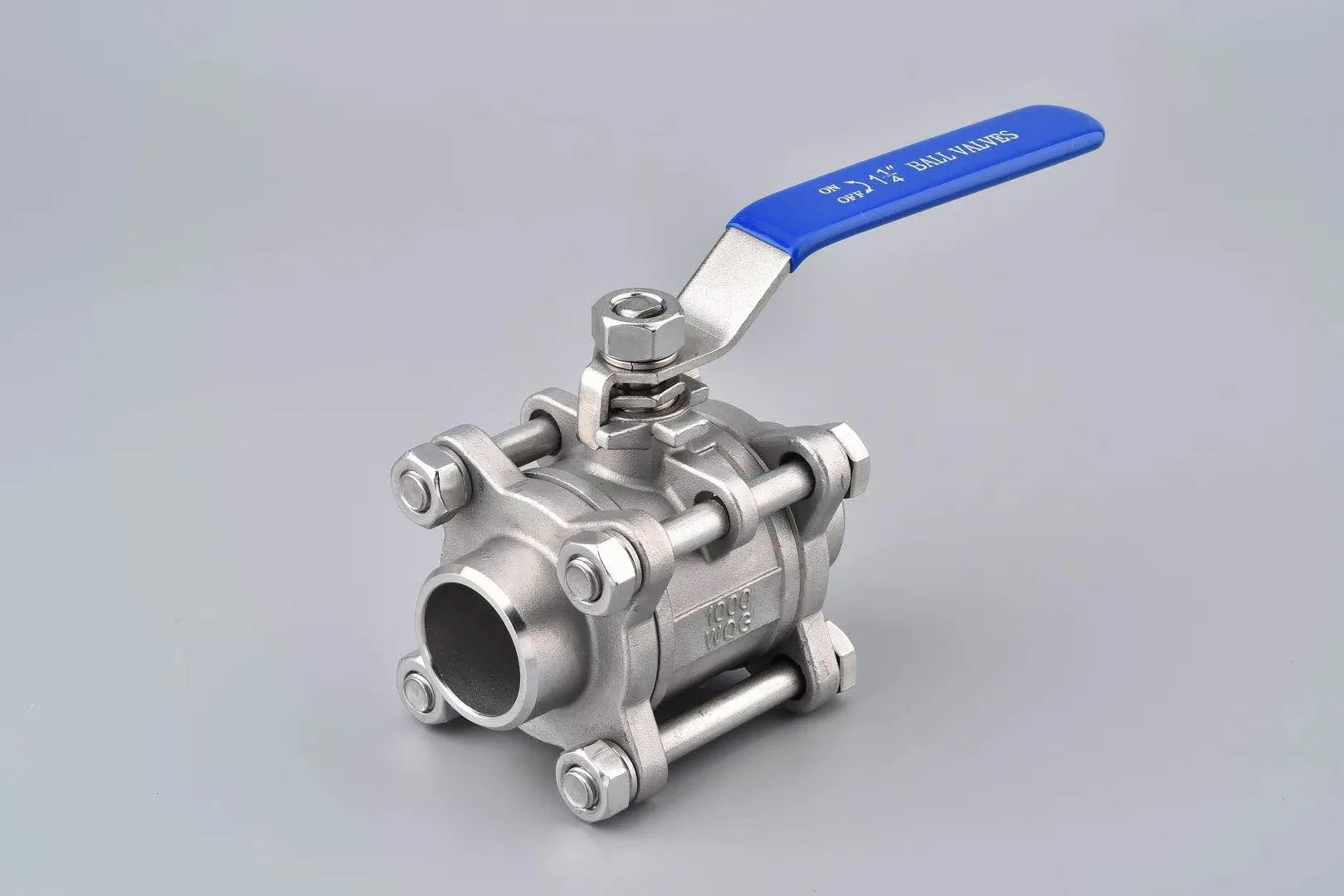Asme B16.34 3 Piece Handle Lever Operation Cast Body Forged Ball Valve ...