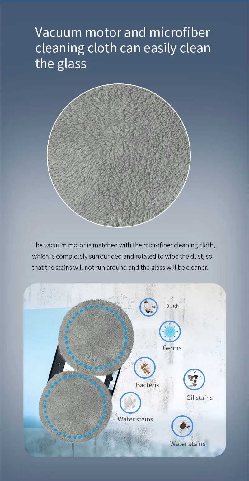 Vacuum Robot for Glass Cleaning - Automatic Window Cleaner with ...