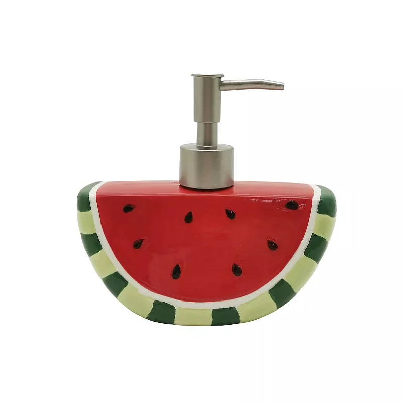 Creative Watermelon Bathroom Set Ceramic Soap Dispenser for Home Hotel ...