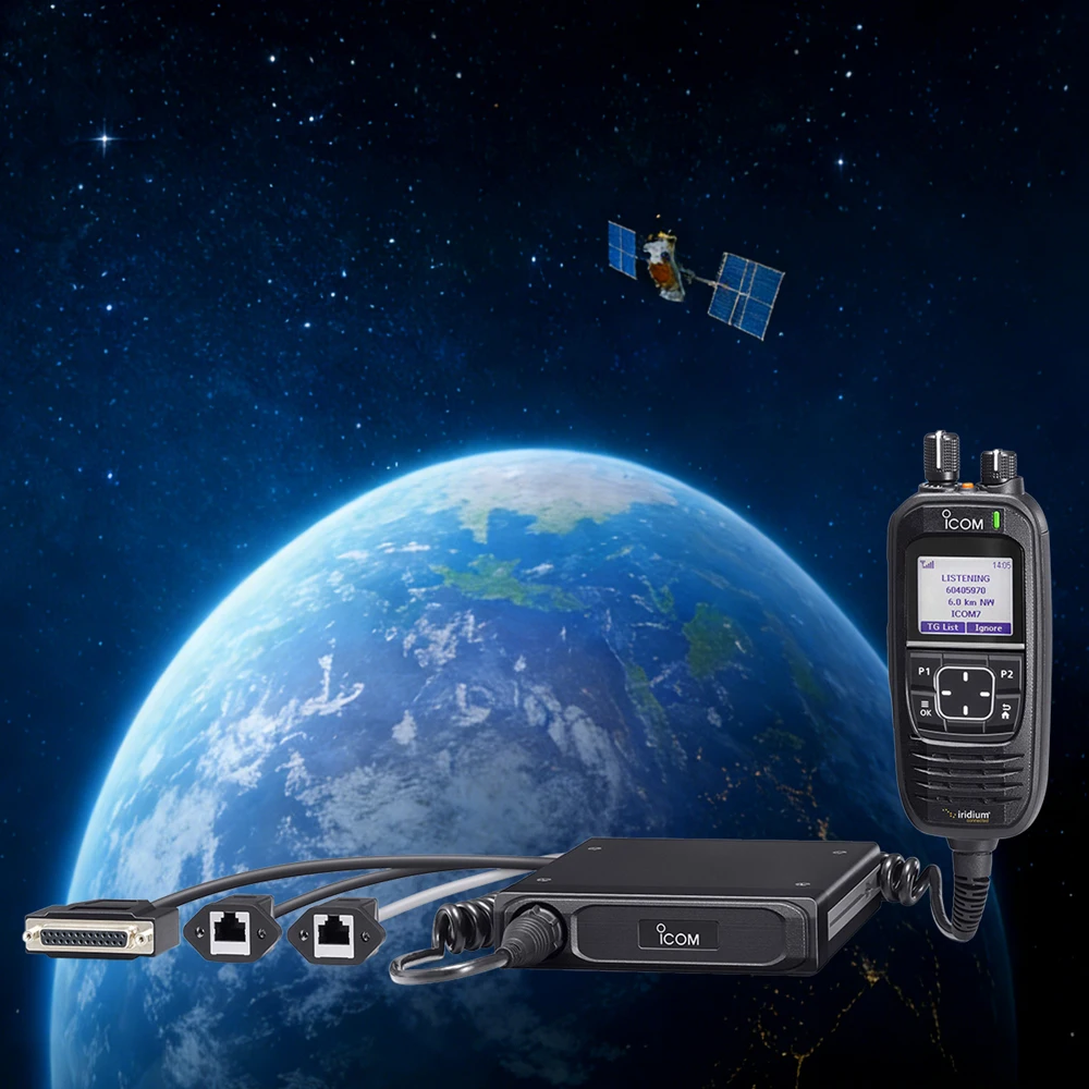 ICOM IC SAT100M Iridium Satellite PTT Radio Your Global Push-To-Talk ...