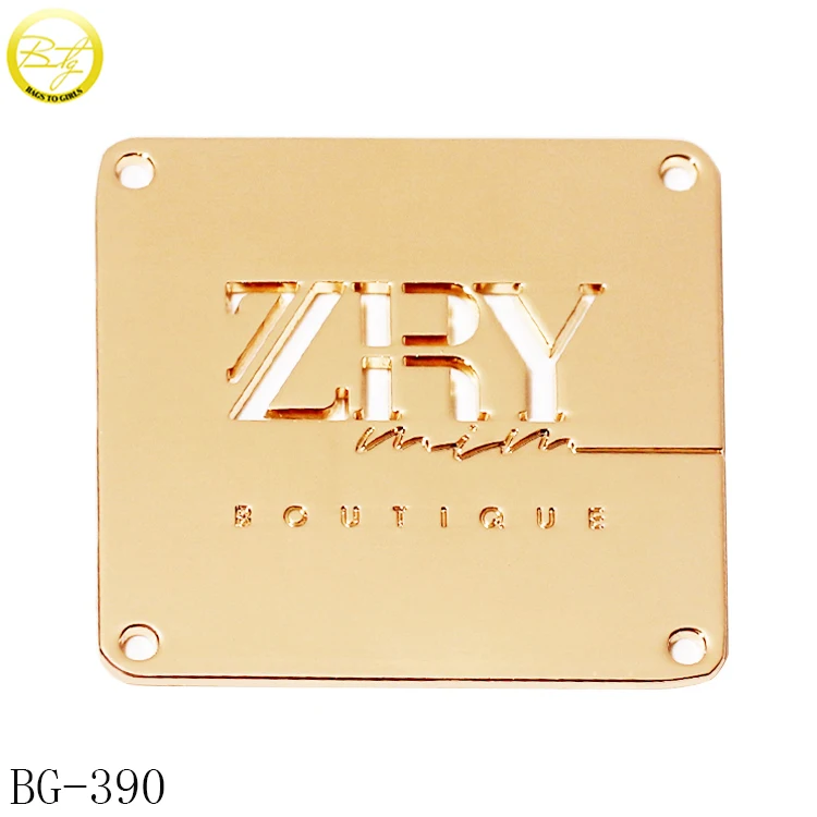 Custom Enamel 3d Metal Logos Clothing Accessory Metal Abaya Label ...