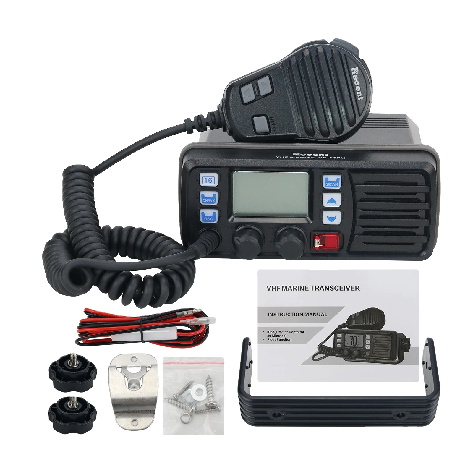 Rs-507m Vhf Marine Transceiver 25w Vhf Marine Radio Ip67 (without Gps ...