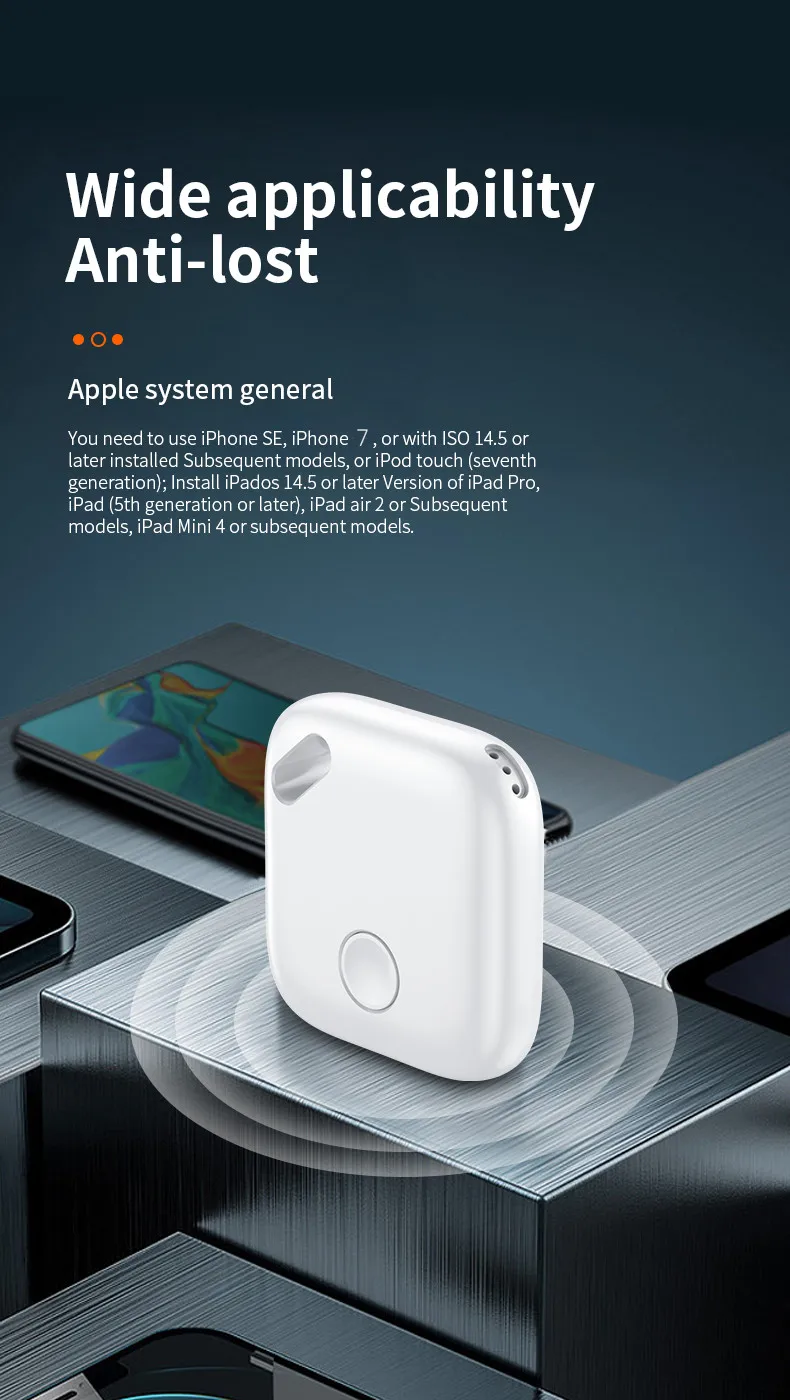 Itag Find My Locator Mini Gps Tracker Positioning Anti-loss Device For ...