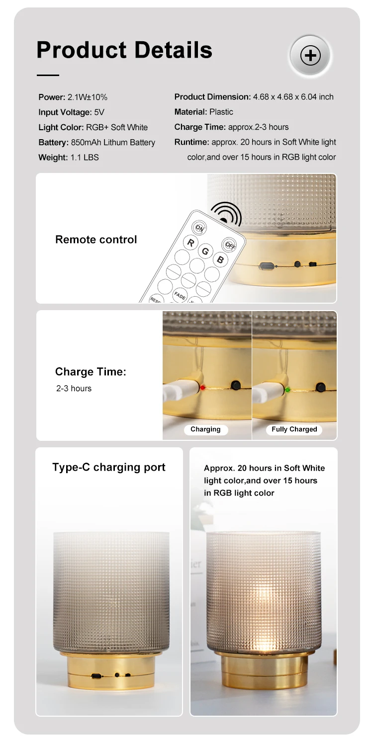 Modern LED Touch Restaurant bar Furniture Decorative Lights Dimmable ...