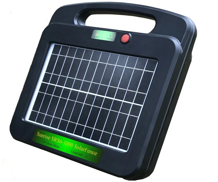 Solar And Lithium Battery Electric Fence Energizer - Buy 7.4 V Lithium ...