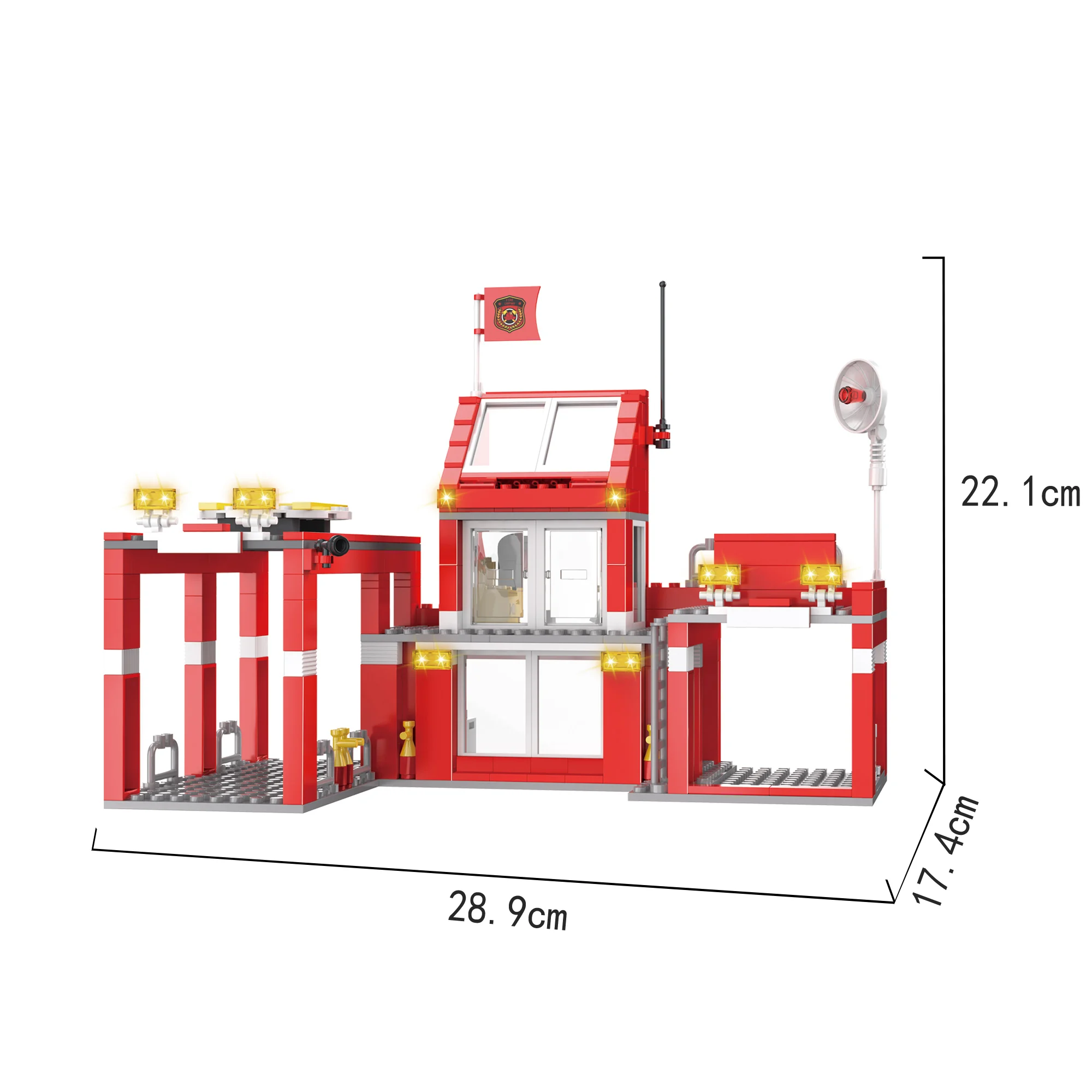 Wholesale Oem Odm Kids Building Blocks Bricks Toys City Fire Station ...
