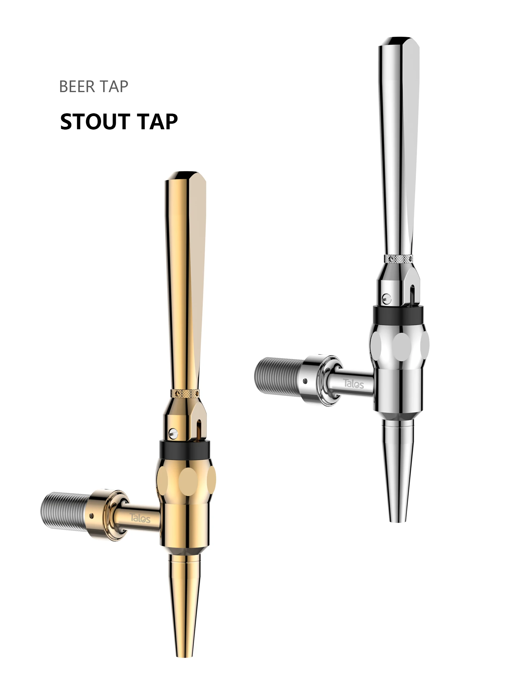 TALOS US Standard Stout Beer Faucet and Nitrogen Coffee Taps