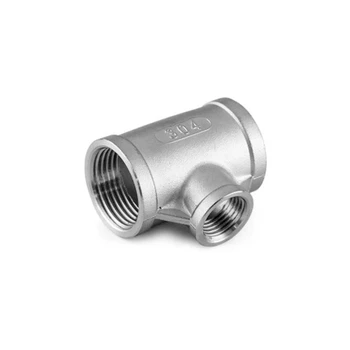 Industrial Stainless Steel 304 316l Reducing Female Threaded Tee Type ...