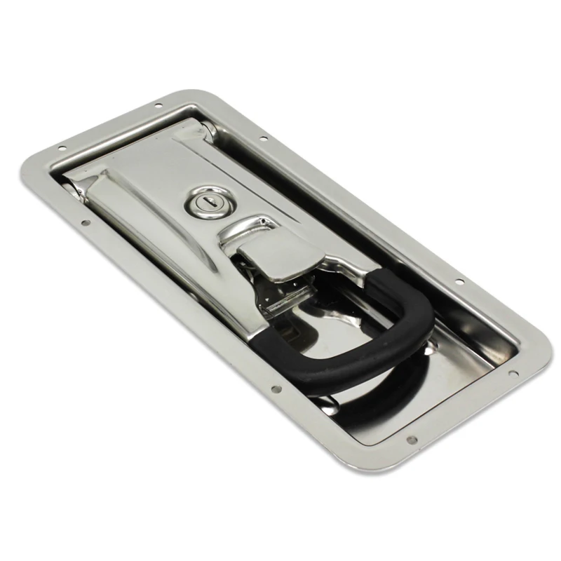 Heavy Duty Recessed Door Lock Cargo Trailer Door Handle Latch Locks ...