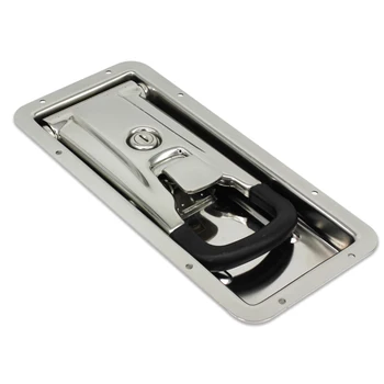 Heavy Duty Recessed Door Lock Cargo Trailer Door Handle Latch Locks ...