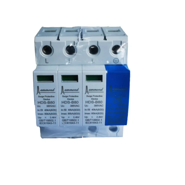 Spd Three-phase 80ka/4p Power Surge Protector - Buy Power Surge ...
