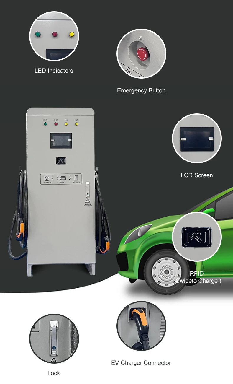 New Energy Electrical Vehicle 30-350kw Level 3 Ev Dc Rapid Charging ...