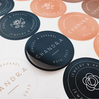 Autocollant De Logo Personnalisé,Rouleau Imprimé Personnalisé En ...