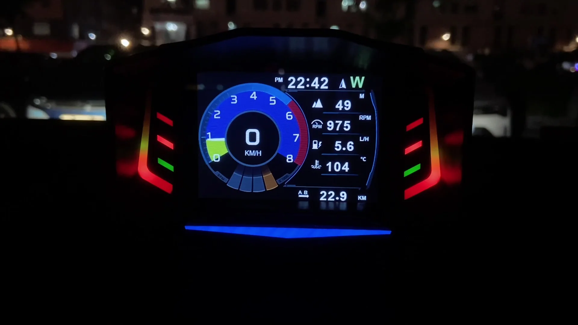 2022 Hot Selling Acclope Ap-6 Obd2 Gps Smart Gauge Lcd Speedometer ...