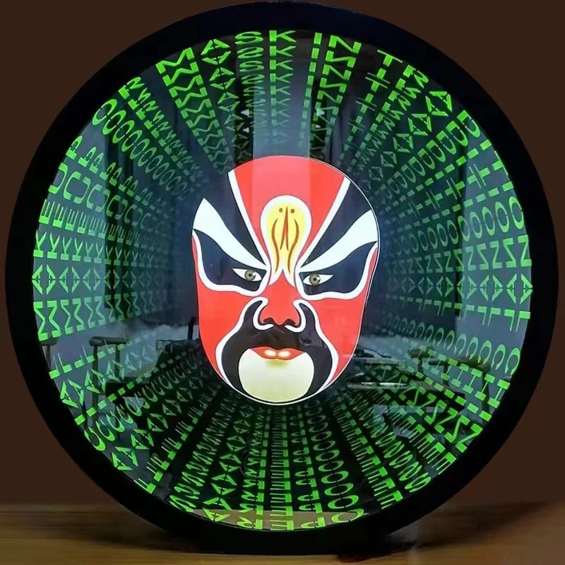 Customized Thousand Layer Mirror Luminous Word Characters Magic Mirror ...