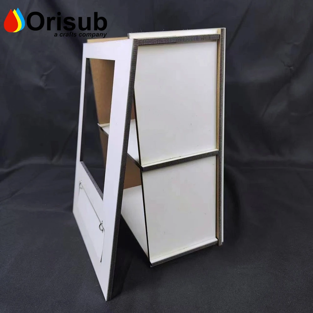 Personalized White Plain MDF Gift Box - Sublimation Vending Machines