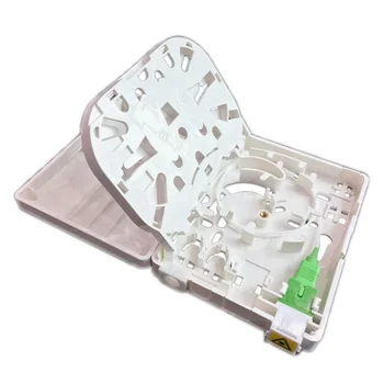 2 Core Atb Fiber Optic Access Terminal Box With Sc Shuttered Adapter And Sc Apc Pigtail - Buy ...