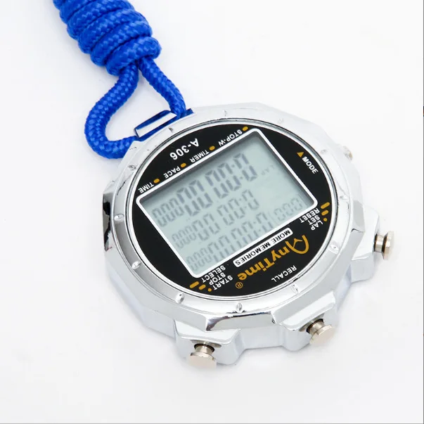 Multi-channel Metal Sports Electronic Stopwatch Health Sports Stopwatch ...