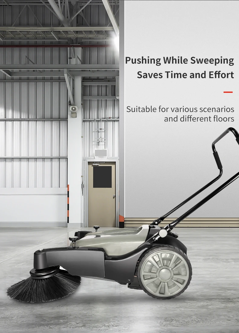 POHIR-55L Hand Push Type Sweeping Machine - Manual Floor Sweeper