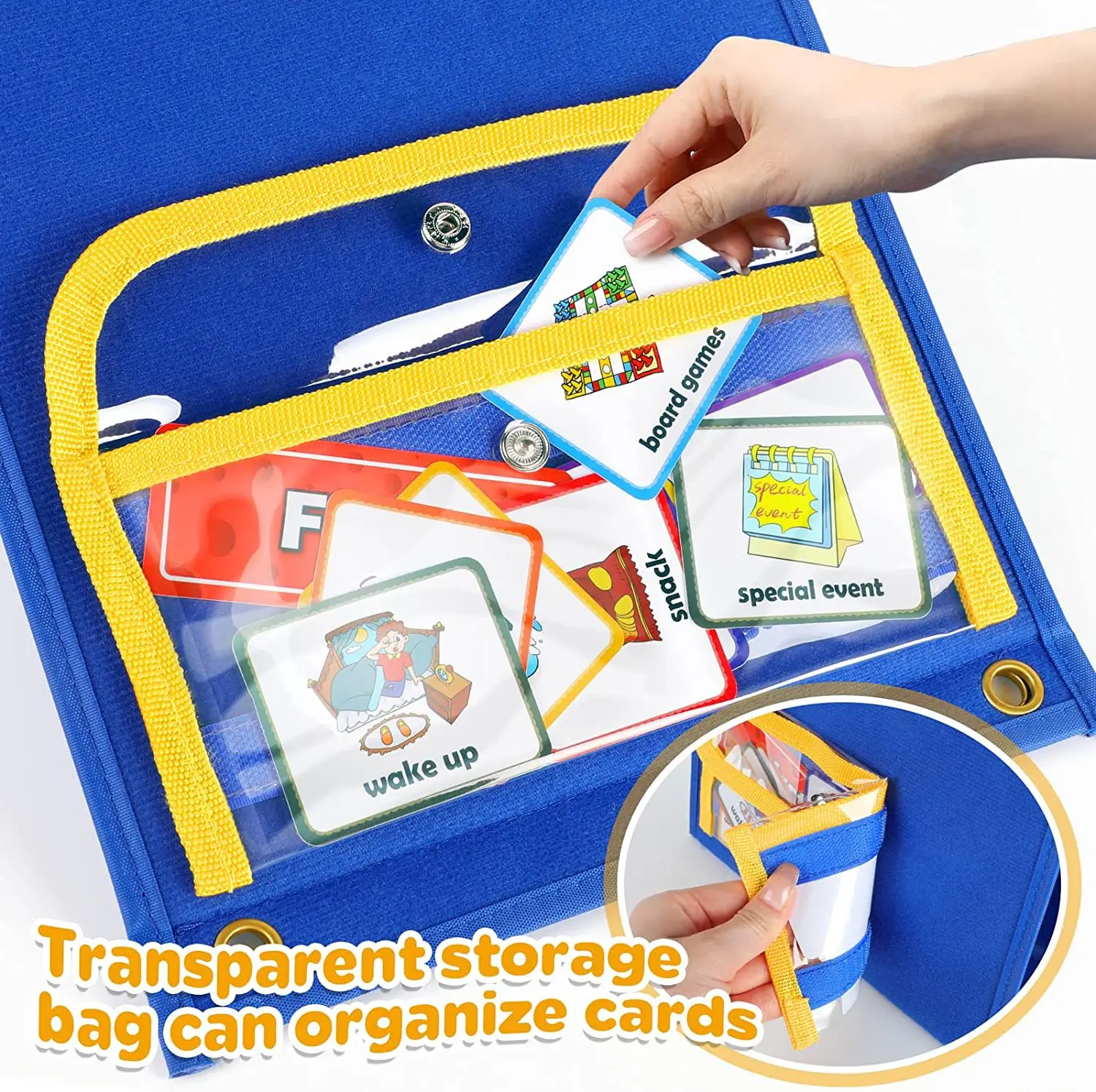 Children Visual Schedule Calendar Chart Montessori Toys Home School ...