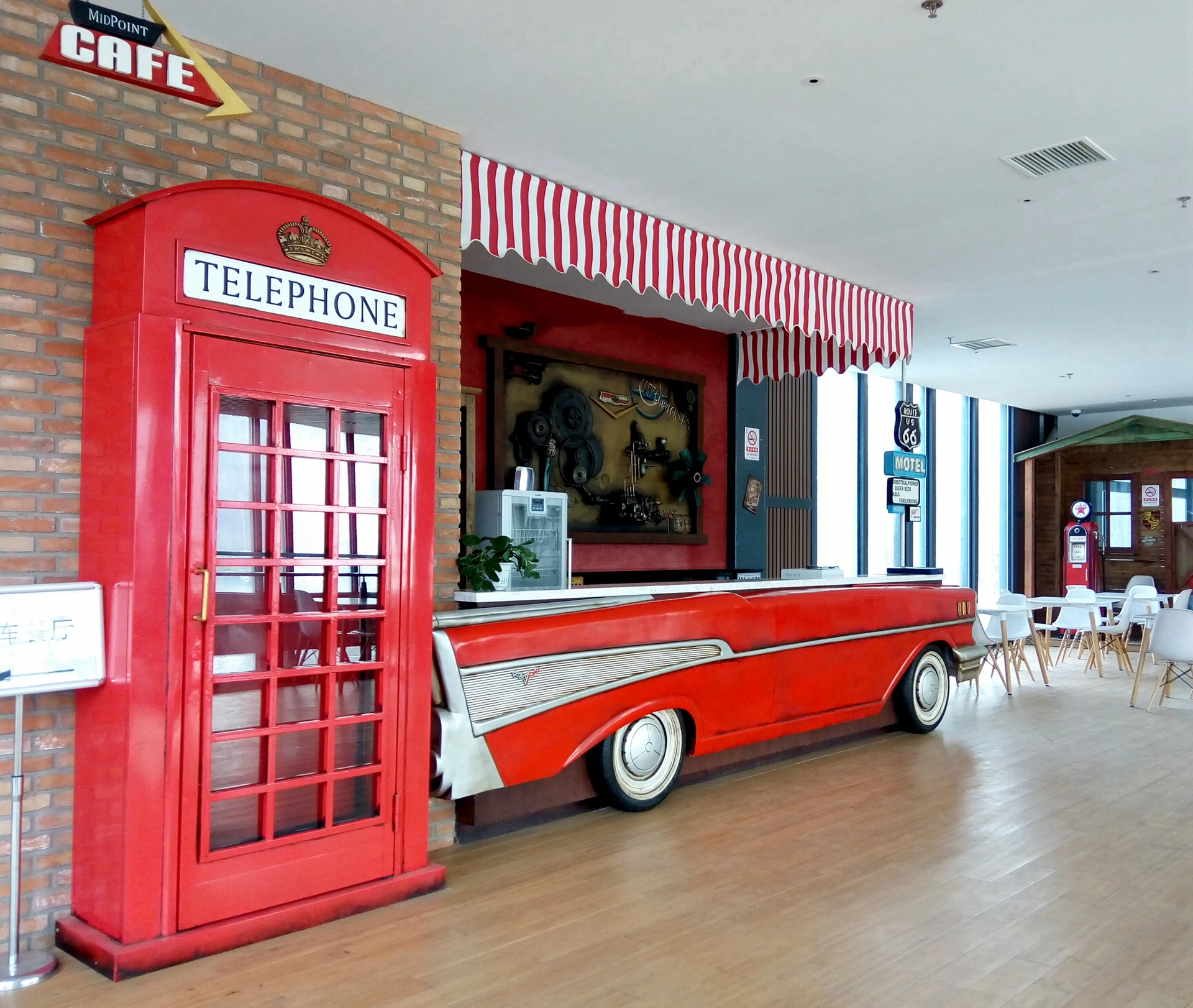 Personalizada creativa hierro Metal Coche forma Bar Mesa recepción Bar ...