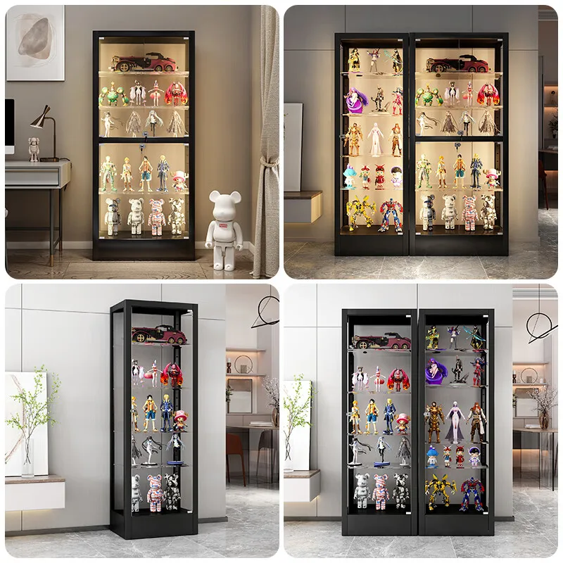 New Arrival Glass Showcase Toy Storage Draws Living Room Display ...